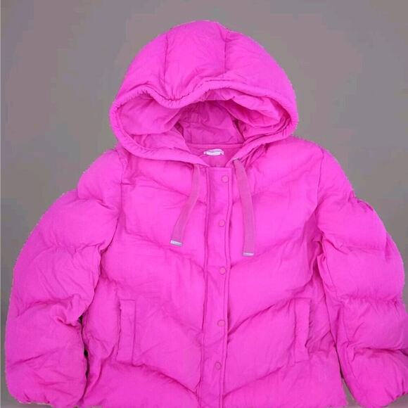 Lovers + Friends | Jackets & Coats | Lovers Friends Hot Pink Puffer ...